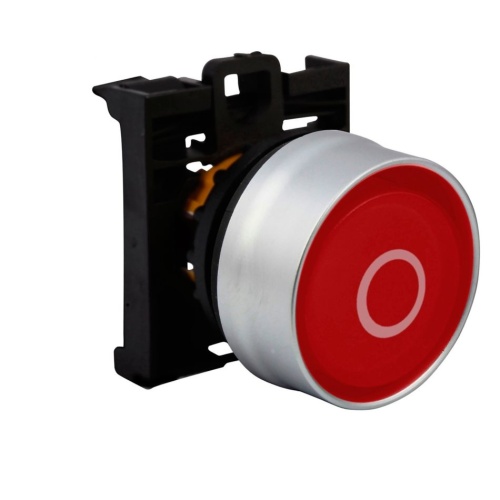 Eaton M22-DGH-R-X0 Modular Pushbutton, M22 Series, 22.5 mm