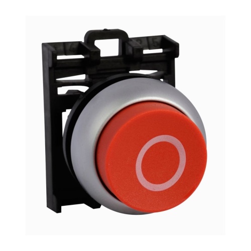 Eaton M22-DH-R-X0 Modular Pushbutton, M22 Series, 22.5 mm
