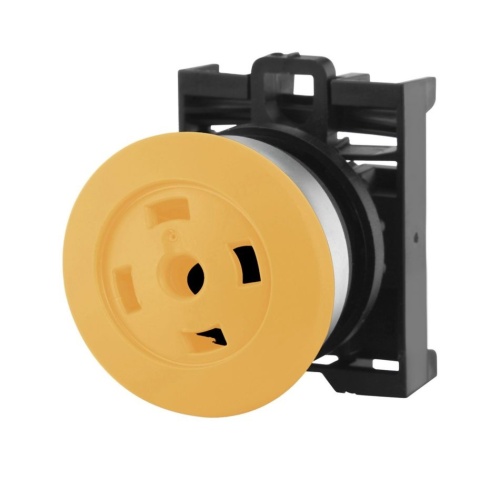 Eaton M22-DRP-Y-X Modular Pushbutton, M22 Series, 22.5 mm