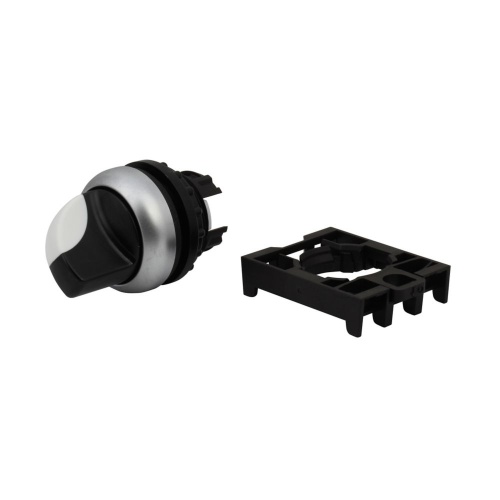 Eaton M22-WKV Modular Pushbutton, M22 Series, 22.5 mm, Black