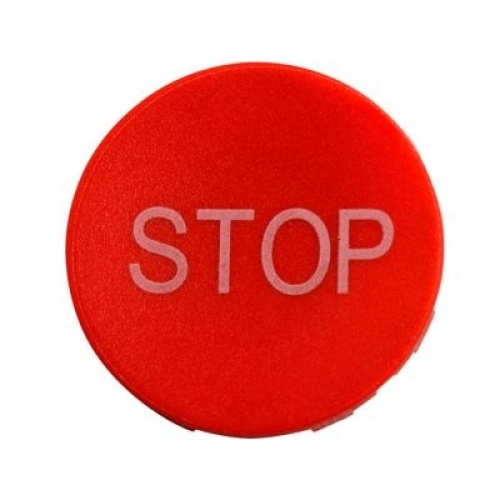 Eaton M22-XD-R-GB0 Button Plate, M22 Series, 22.5 mm