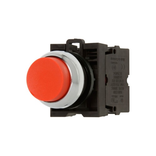 Eaton M22M-DH-R-K02 Modular Pushbutton, M22 Series, 22.5 mm