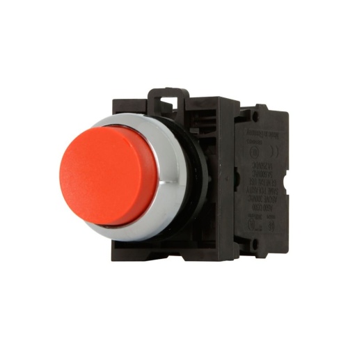 Eaton M22M-DH-R-K20 Modular Pushbutton, M22 Series, 22.5 mm