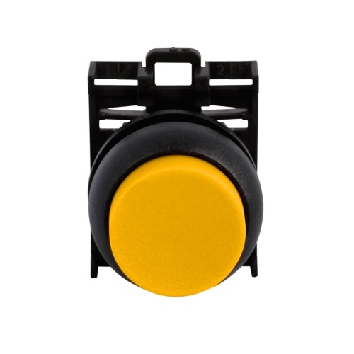 Eaton M22S-DH-Y Modular Pushbutton, M22 Series, 22.5 mm