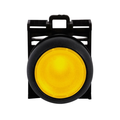 Eaton M22S-DL-Y Modular Pushbutton, M22 Series, 22.5 mm