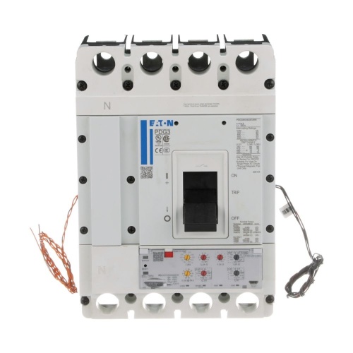 Eaton PDF34F0125E3CK Power Defense MCCB - 125 Amp, 600 VAC, Four Pole ...