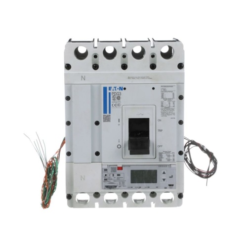 Eaton PDG34FH400P5MK - MCCB 4P, 400 Amp, 600 VAC, 3 Frame
