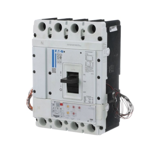 Eaton PDG34KH400E4WK - MCCB 4P, 400 Amp, 600 VAC, 3 Frame