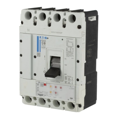 Eaton PDG34P0125E2ZJ - MCCB 4P, 125 Amp, 600 VAC, 3 Frame