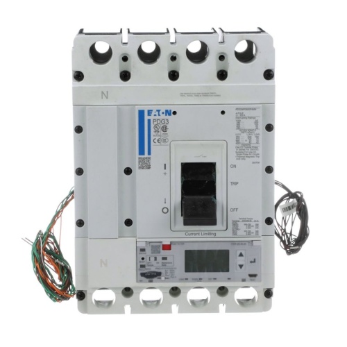 Eaton PDG34P0600P5YL - MCCB 4P, 600 Amp, 600 VAC, 3 Frame