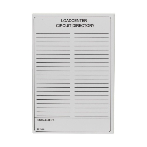 Eaton TCD - Circuit Directory