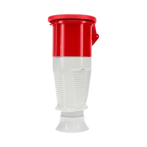 Ericson 460C7S IEC - Splash Proof Connector - Red/Gray, IP44, 60 Amp ...
