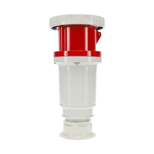 Ericson 560C7W IEC - Watertight Connector - Red/Gray, IP67, 60 Amp, 277 ...