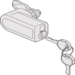 Hoffman 23130437 Varistar Aisle Containment Door Lock for Swing Doors