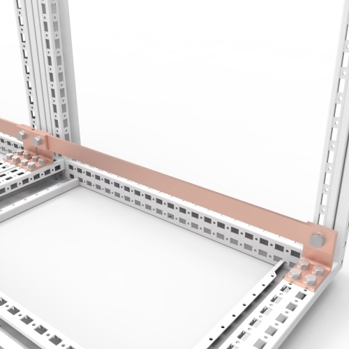 nVent Hoffman ECB043005 - IEC Earthing Bar, Copper - 1.2" x 0.2"