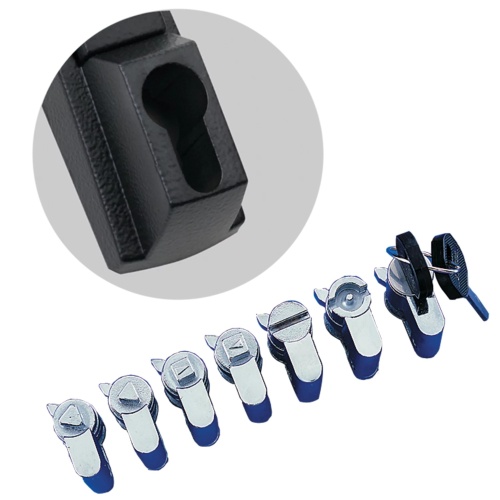 nVent Hoffman PKOSM7FH PROLINE DIN Lock Inserts 7mm Square