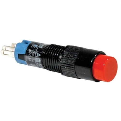 IDEC AB8M-M1-R Push Button - Round Extended, Red