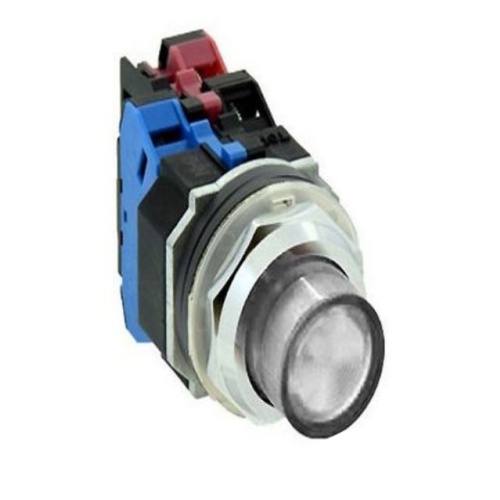 IDEC ALD212602DNUW Push Button - Round Extended, White, 30 mm