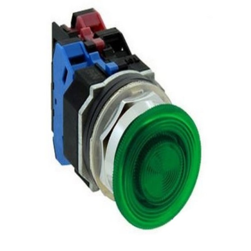 IDEC ALD312620DNUG Push Button - Mushroom, Green, 30 mm