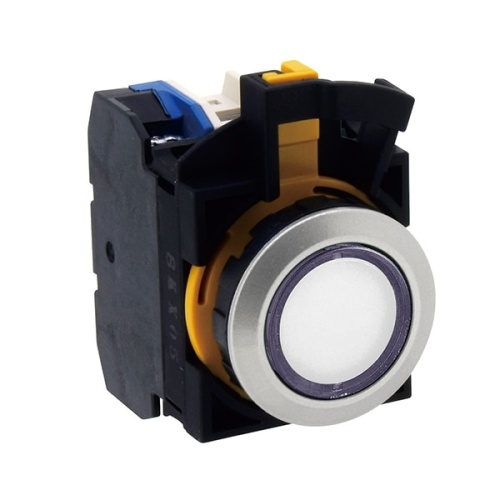 IDEC CW4L-M1E22Q4PW Illuminated Pushbutton 22mm 2no+2nc W, Pure White