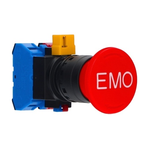 IDEC HW1B-V4F22-R-EMO-2 22mm Emergency Stop, Red