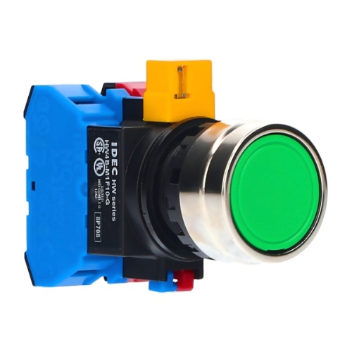 IDEC HW4B-M1F10-S 22mm Pushbutton Blue