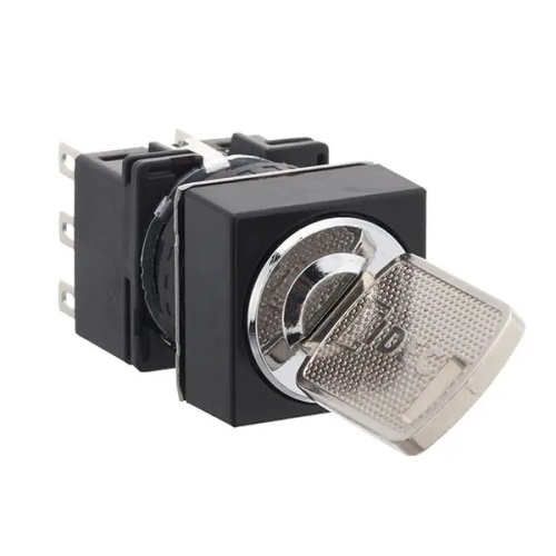 IDEC LB2K-2ST1B Lb 16mm Key Selector Spdt B, Black