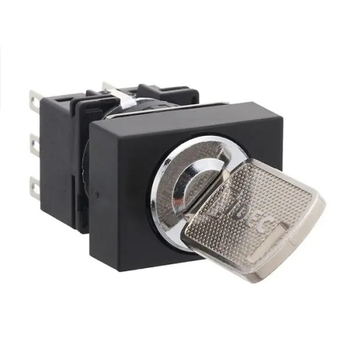 IDEC LB3K-21ST1B Lb 16mm Key Selector Spdt B, Black