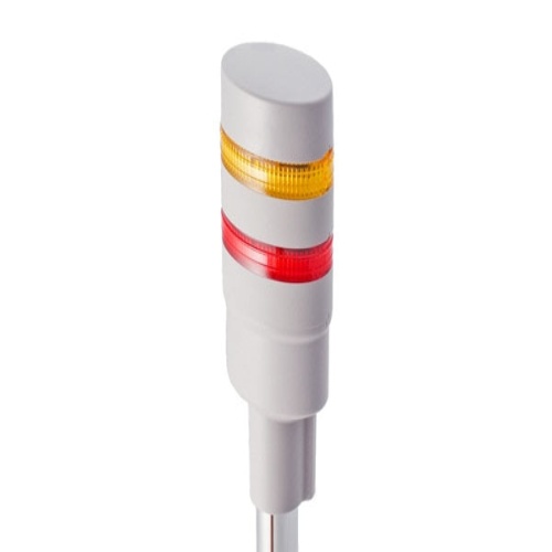 IDEC LD6A-2PQW-RYC LED Tower Pole Base 2 Tier - Red/Yellow