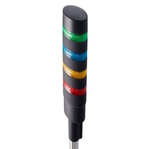IDEC LD6A-4PQB-RYGSC LED Tower Pole Base 4 Tier - Blue/Red/Yellow/Green