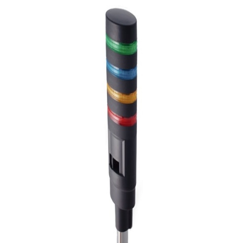 IDEC LD6A-4PZQB-RYSGC LED Tower Pole Base 4 Tier - Blue/Red/Yellow/Green