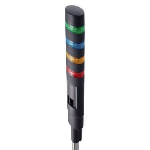 IDEC LD6A-4PZQB-RYSGC LED Tower Pole Base 4 Tier - Blue/Red/Yellow/Green