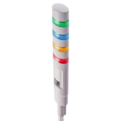 IDEC LD6A-4PZQW-RYSG LED Tower Pole Base 4 Tier - Red/Green/Blue/Yellow