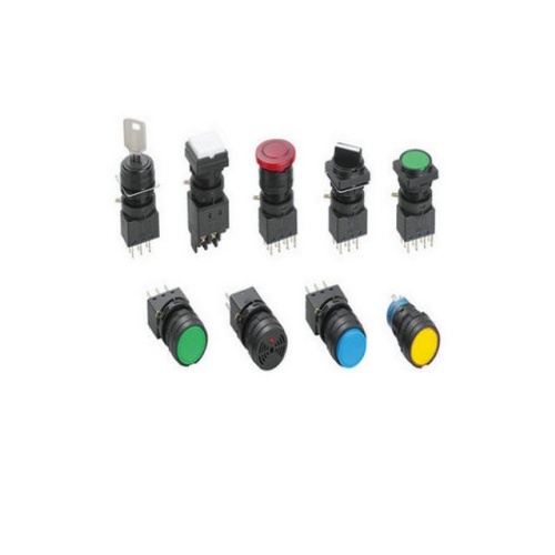 IDEC LW2L-A1C70-GD Push Button - Square Flush, Green