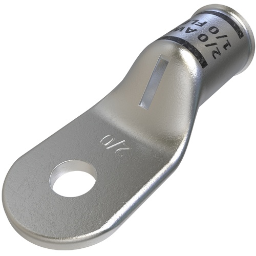 Ilsco CCL-2/0-14 Compression Lug - Copper, 2/0 AWG, Flex, 35 kV, 1/4"