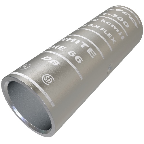 Ilsco CT-300 Compression Splices - Copper, 300 MCM, Flex, 35 kV, Silver