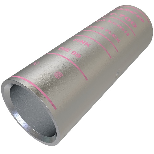 Ilsco CT-700 Compression Splices - Copper, 700 MCM, Flex, 35 kV, Silver