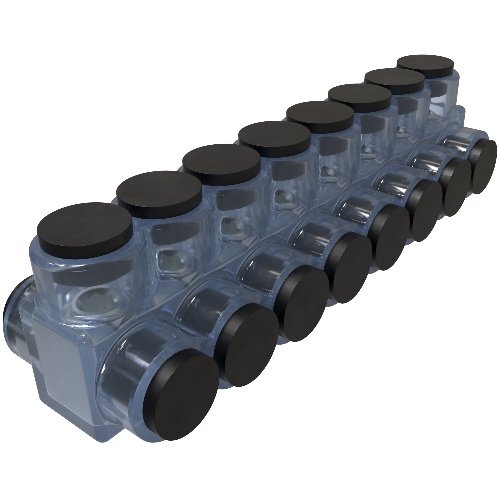 Ilsco ECTD-8-250 Multi-Tap Connector - Aluminum, 250-6 AWG, Stranded ...