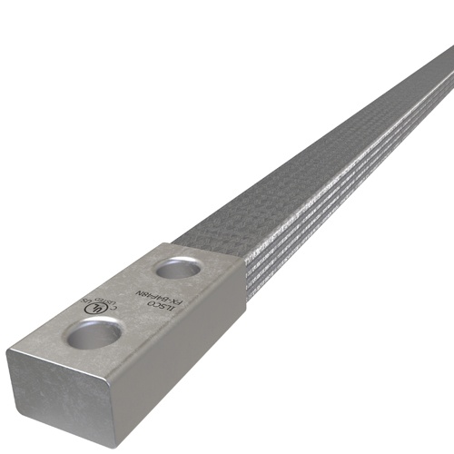 Ilsco FX-B4F48N Braid Connector - Copper, Braid, 1/2", 1000 Amp, 928 kcmil