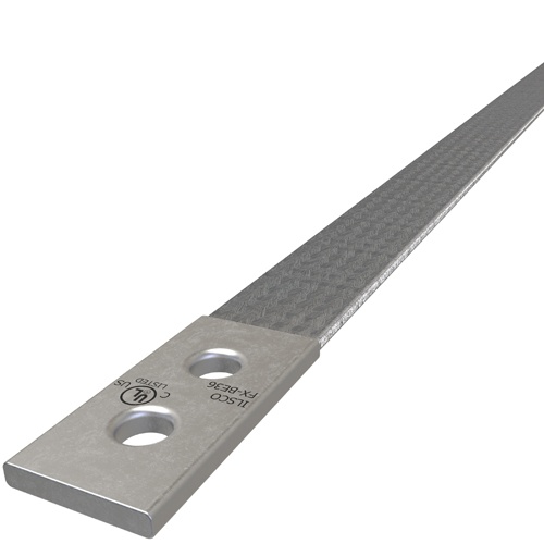 Ilsco FX-BE36 Braid Connector - Copper, Braid, 3/8", 340 Amp, 3/0 AWG