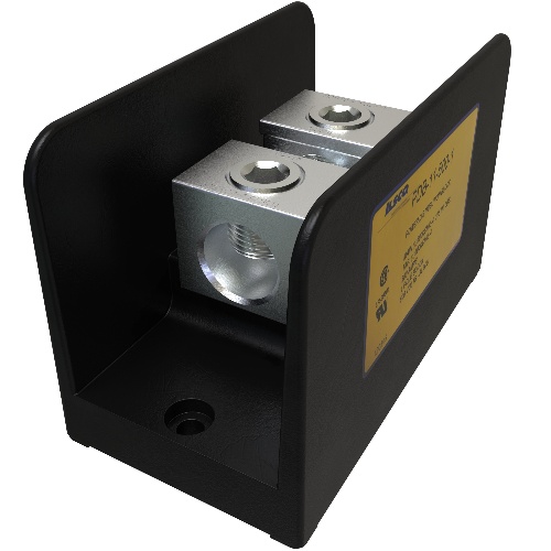 Ilsco PDB-11-500-1 Power Distribution Block - Aluminum, 500-4 AWG ...