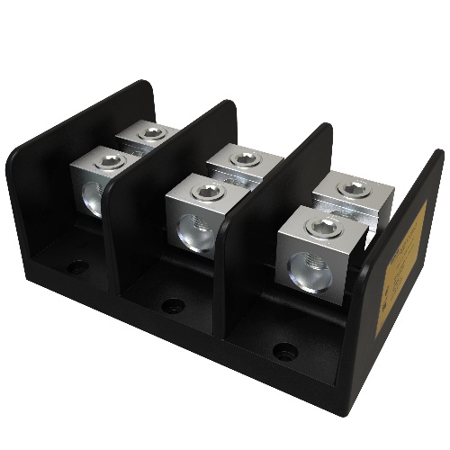Ilsco PDB-11-500-3 Power Distribution Block - Aluminum, 500-4 AWG ...