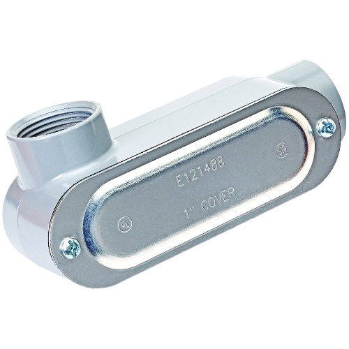 Killark EALL-3CGN Industrial Location Conduit Body - 1", Aluminum, Powder Epoxy Paint