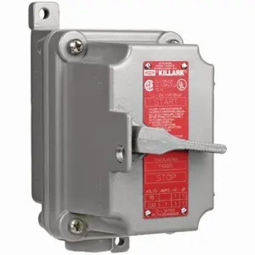 Killark FXS-11C - Control Station, 20 Amp, Gray