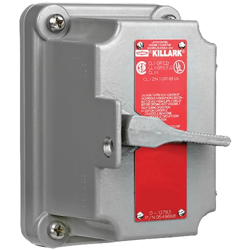Killark FXS-2D - Cover, 30 Amp, Gray