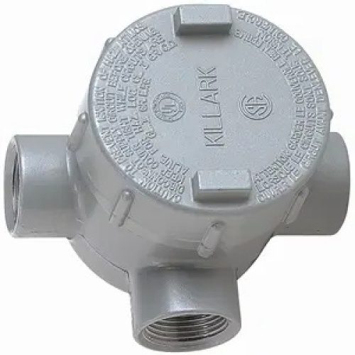 Killark GEJTT-5 Hazardous Location Outlet Body - 1-1/2", Aluminum ...