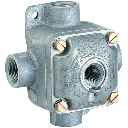 Killark JLX-11 Hazardous Location Outlet Body - 1/2", Aluminum, Natural