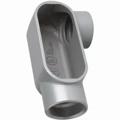 Killark LL47 Industrial Location Conduit Body - 1-1/4", Iron, Powder ...