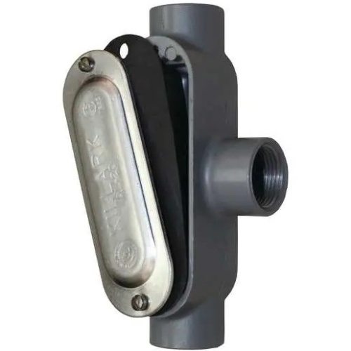 Killark OT-0MCG Industrial Location Conduit Body - 4", Iron, Powder ...