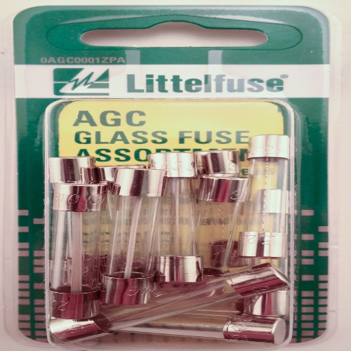 Littelfuse AGC2 Glass Fuse - 2 Amp, 250 VAC/32 VDC